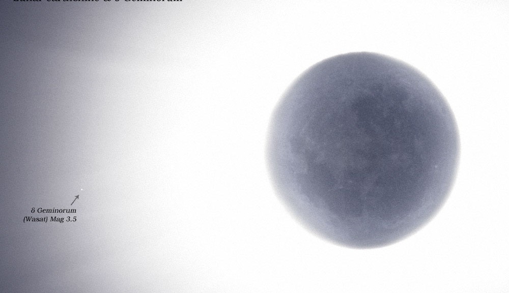 Lunar earthshine and δ-Geminorum during totality | Thomas M. Marsella ...