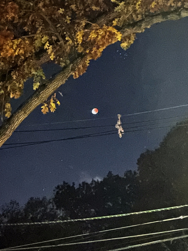 Lunar eclipse on iPhone 12 mini - Sky & Telescope