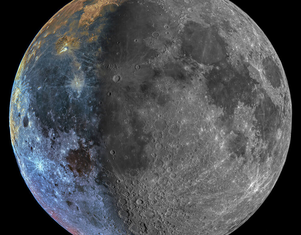 Mineral half moon - Sky & Telescope