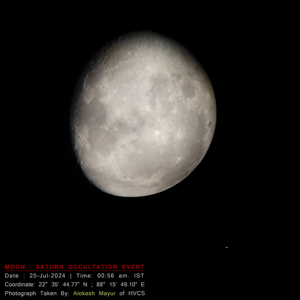 Moon Saturn Occultation - Sky & Telescope