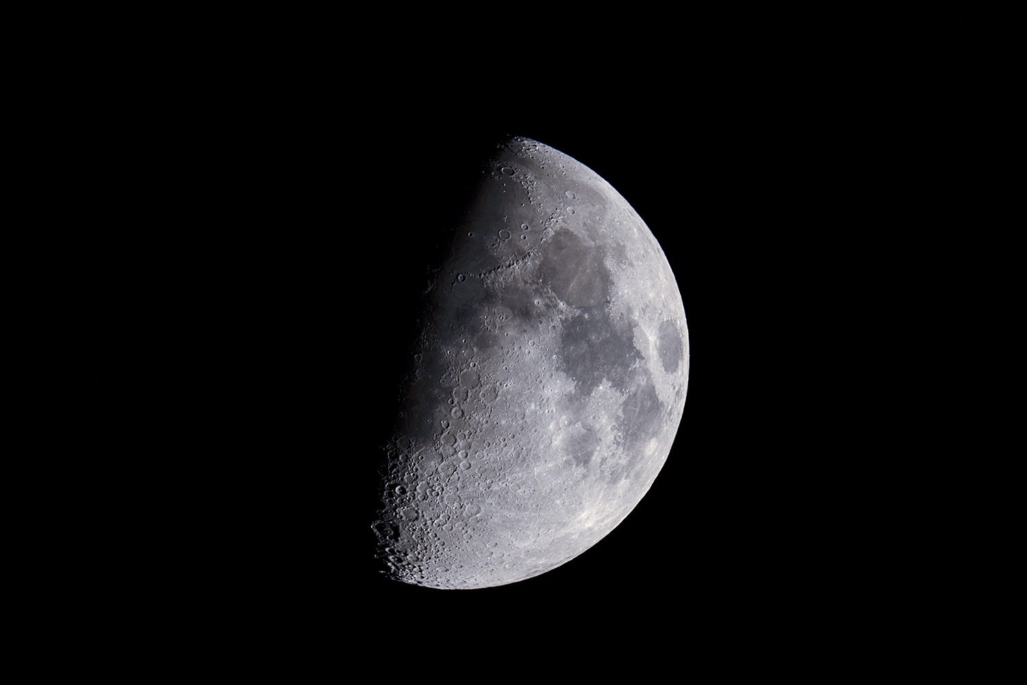 The Just-Past First Quarter Moon - Sky & Telescope