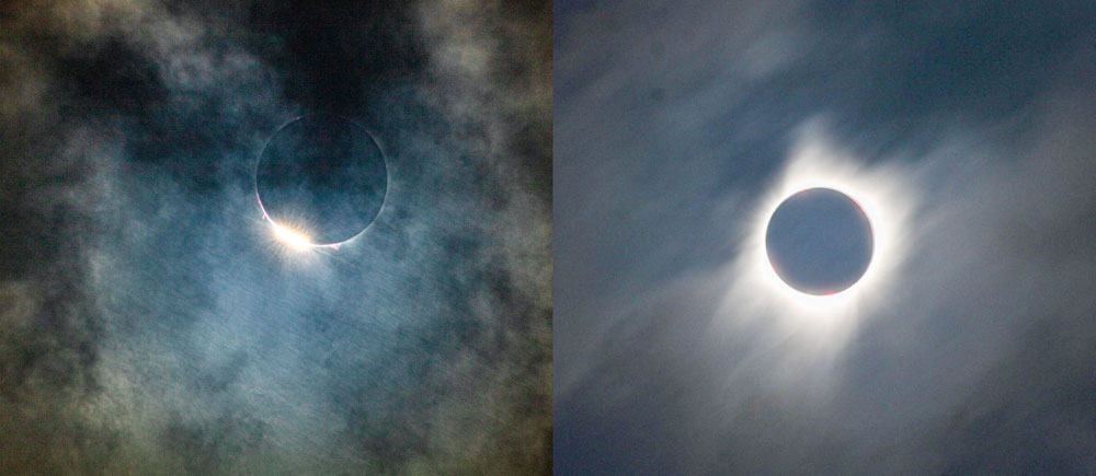 Solar Eruption During the Great Patagonian Eclipse - Sky & Telescope