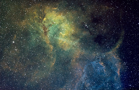 Lion Nebula (SH2-132) in Cepheus - Sky & Telescope
