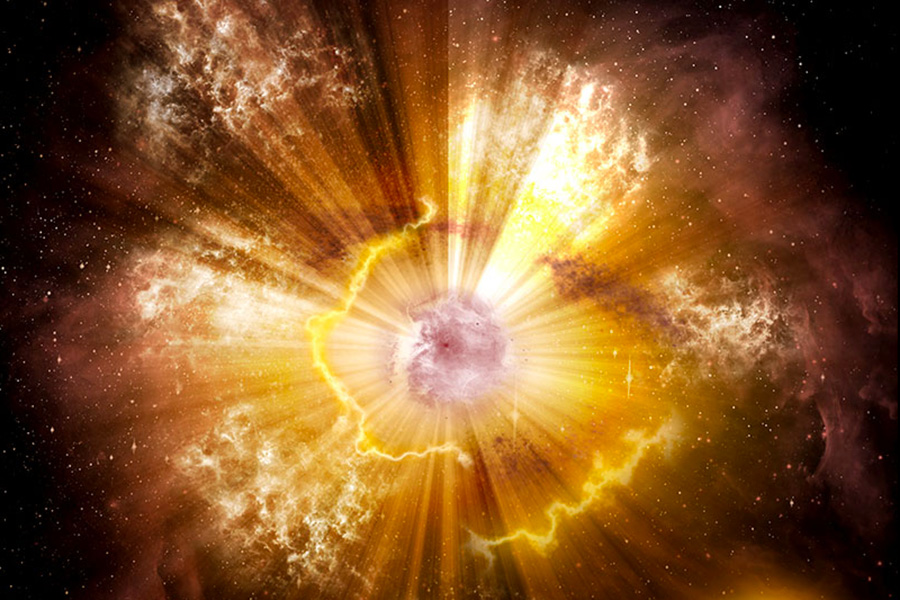 Hypernova Explosion